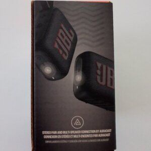 JBL GO4 BLACK PORTABLE BLUETOOTH SPEAKER | Portable Audio & Video | Jbl ...